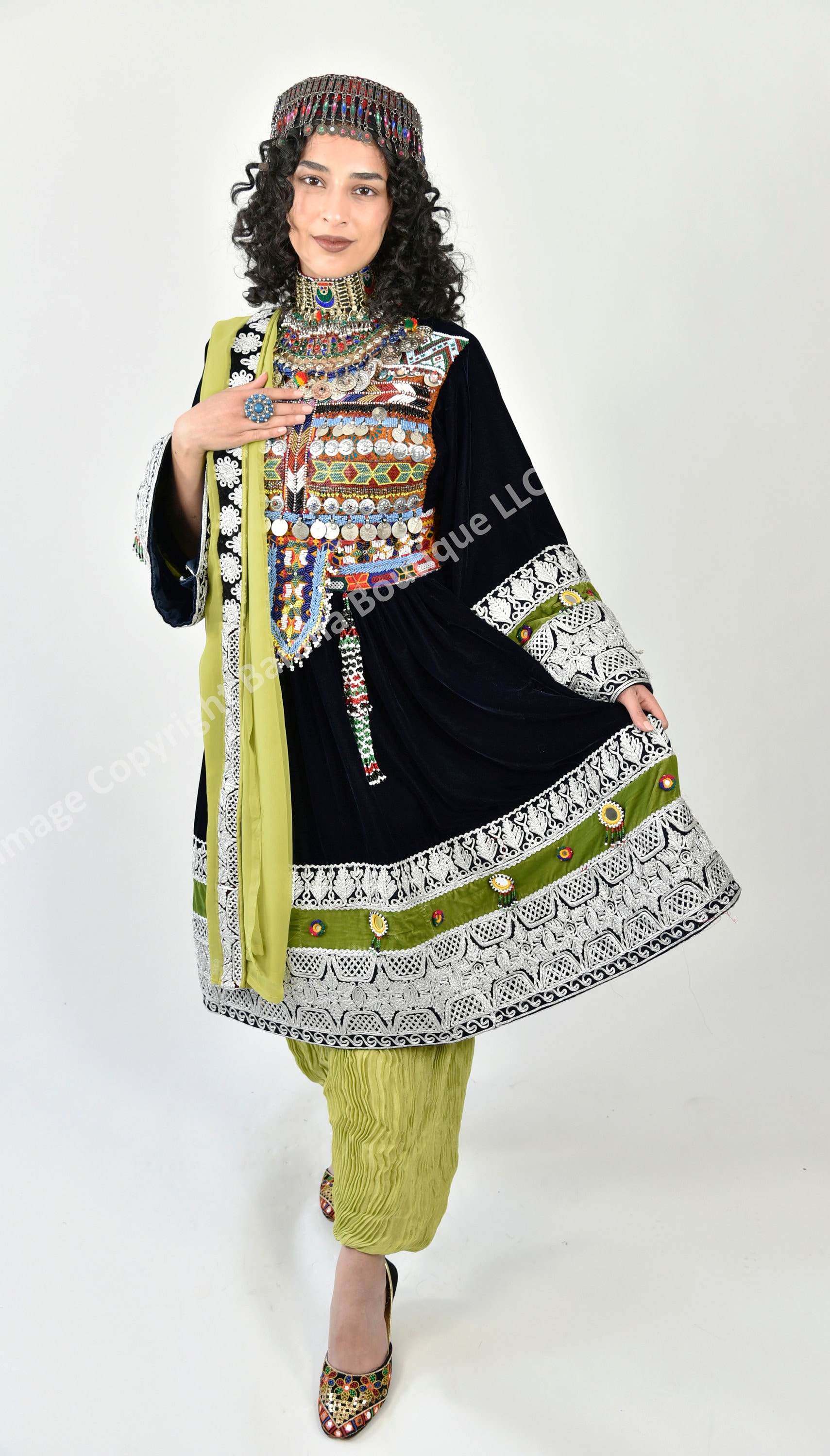 Afghan Dress Handmade Traditional Afghani Dress Afghan Clothes Tribal ...
