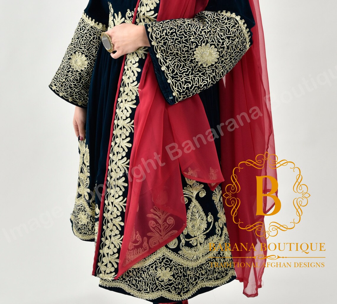 Afghani Traditional Handmade Clothes for Women Kuchi Dress - Etsy