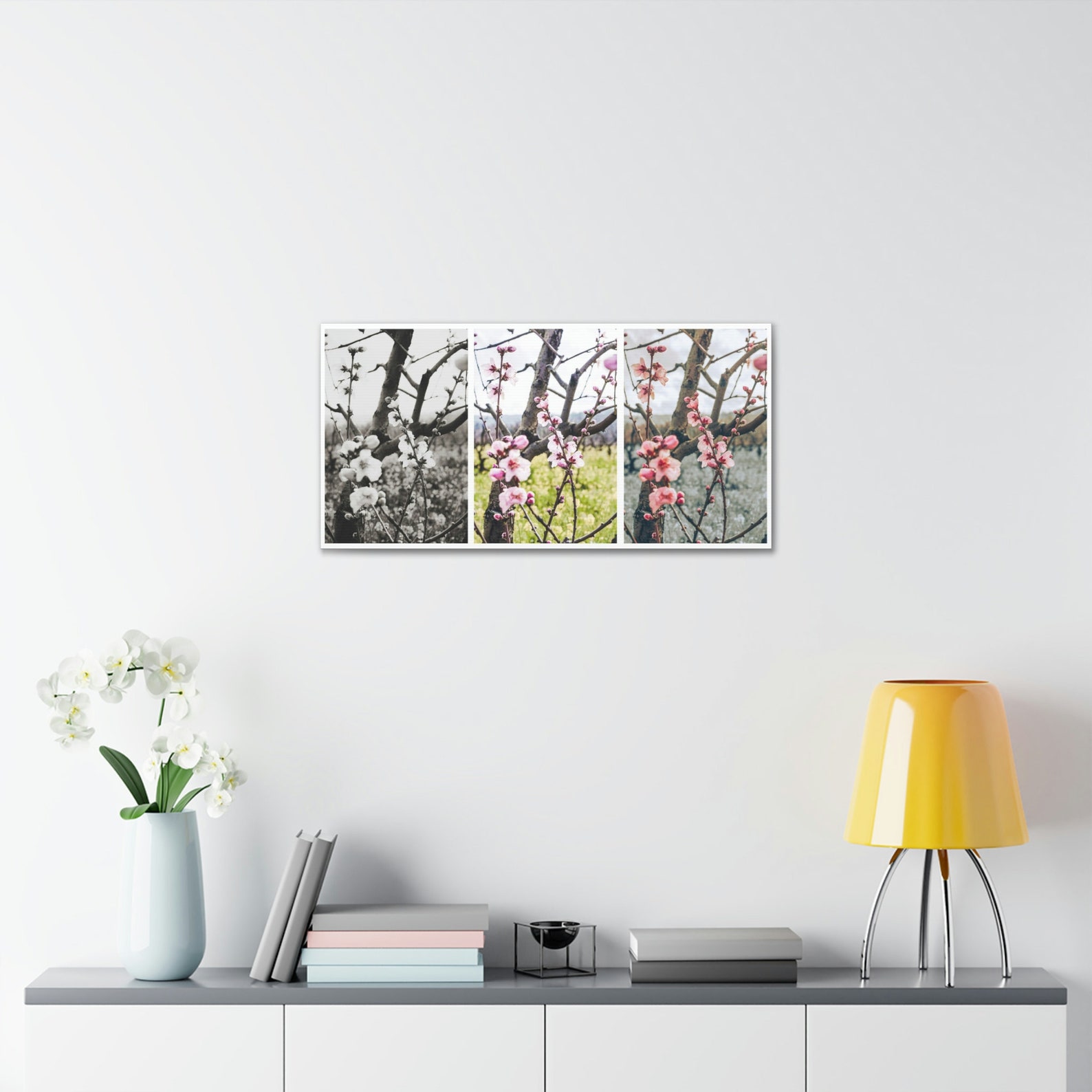 Wall Art Wine Country Peach Tree Gift Photography Peach Blossoms Wall ...