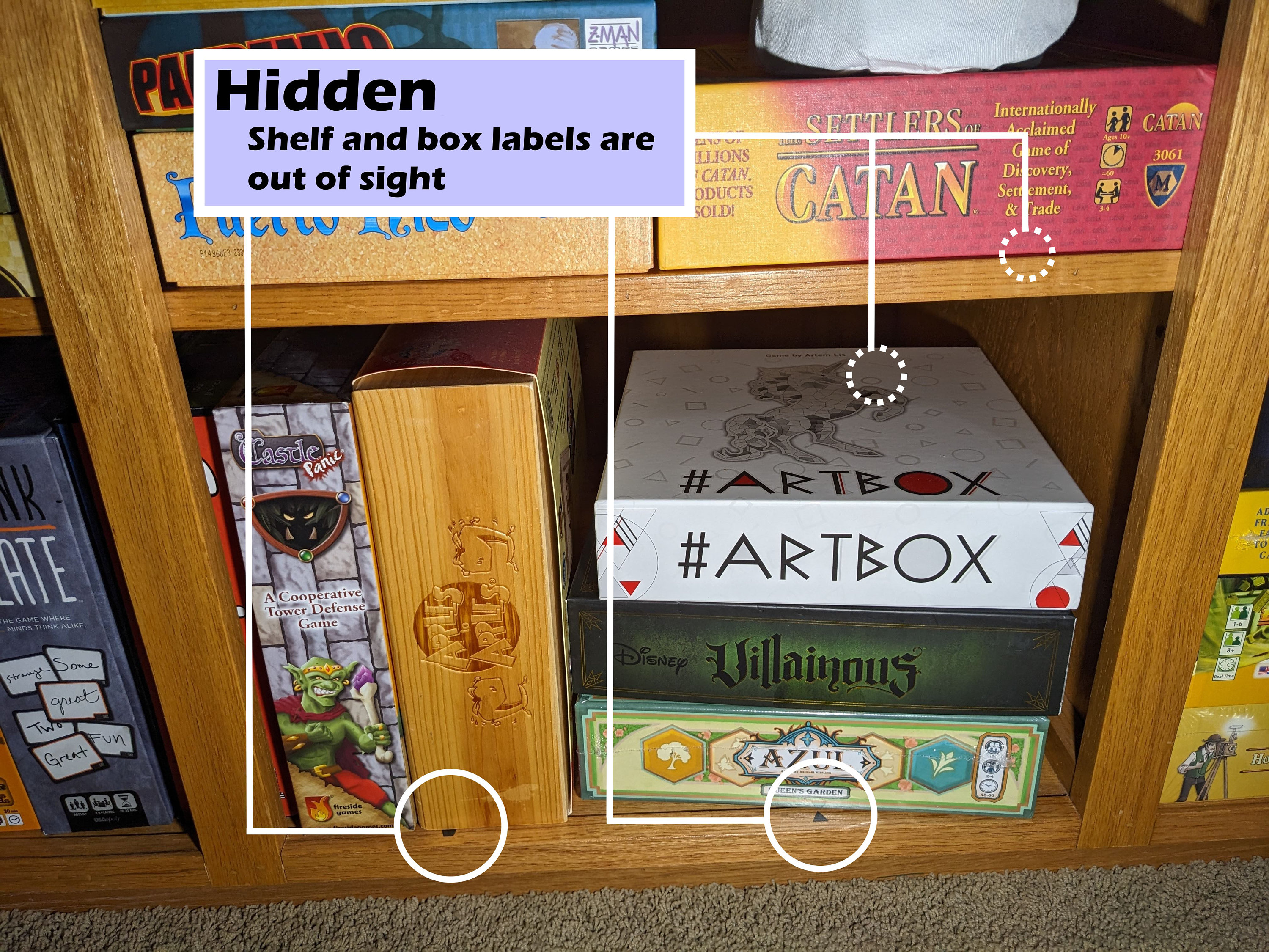 Board Game Labels to Organize Shelves - Etsy