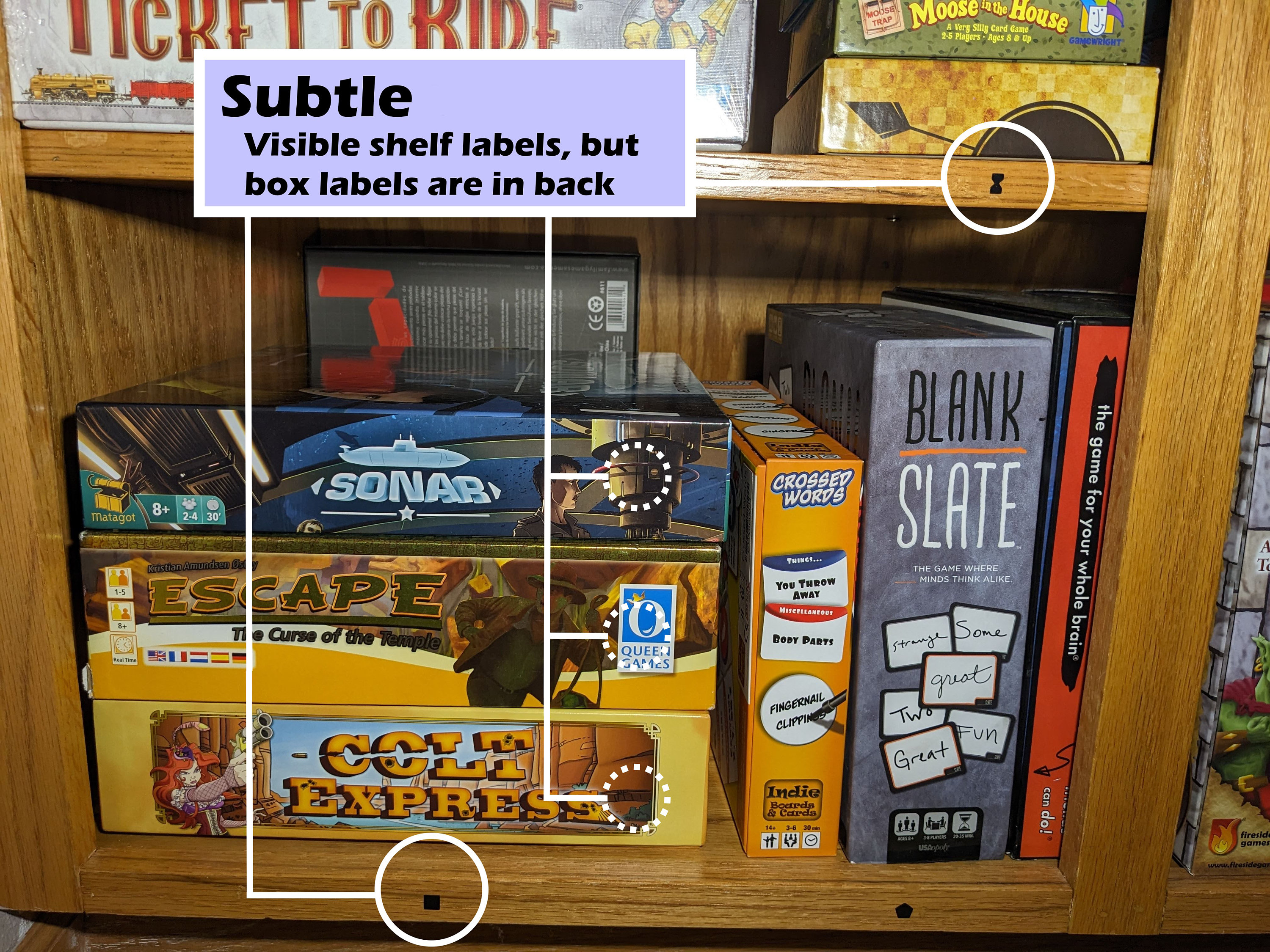 Board Game Labels to Organize Shelves - Etsy