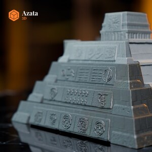 Aztec Pyramid Puzzle Box With Hidden Compartment 3D Printed - Etsy