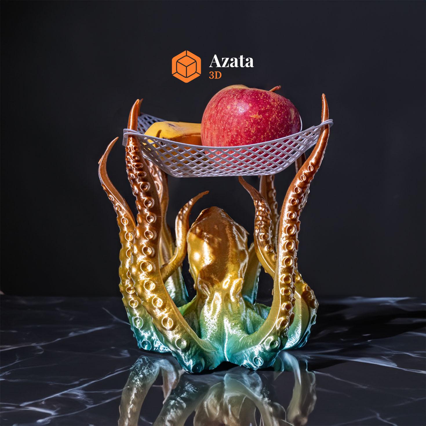 Octopus Tentacle Fruit Basket | Unique Decorative Bowl for Kitchen ...