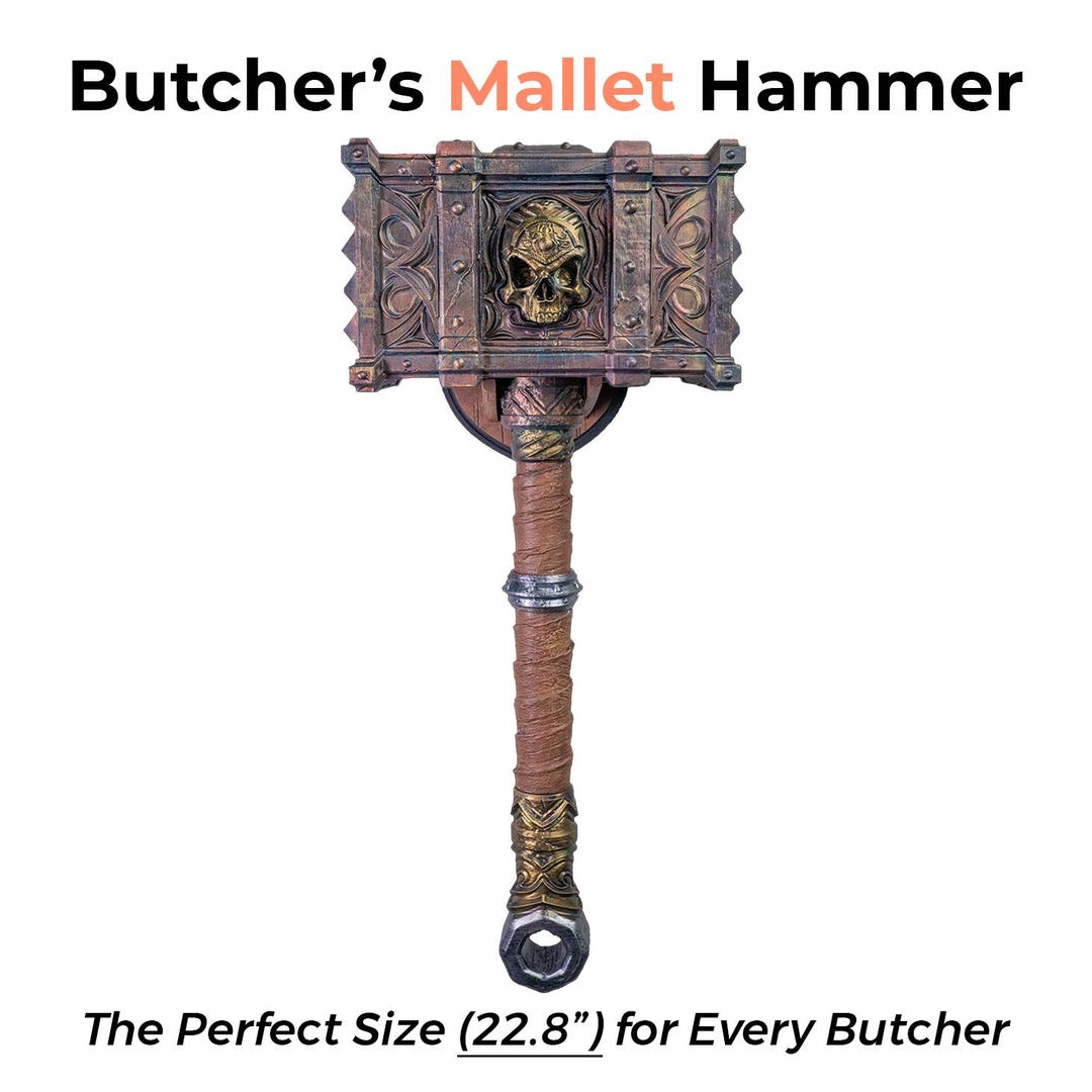 Butchers Meat Mallet Hammer Unique War Sledge Hammer Cosplay Prop ...