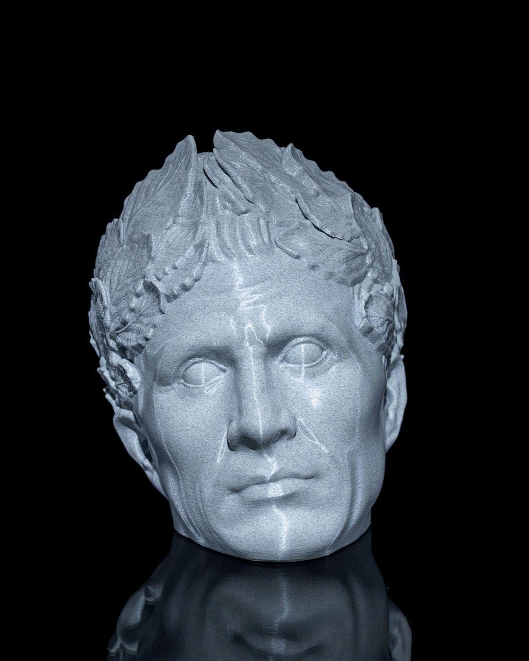 The Head of Rome Headphone Stand | Unique Classical Caesar Design Desk ...