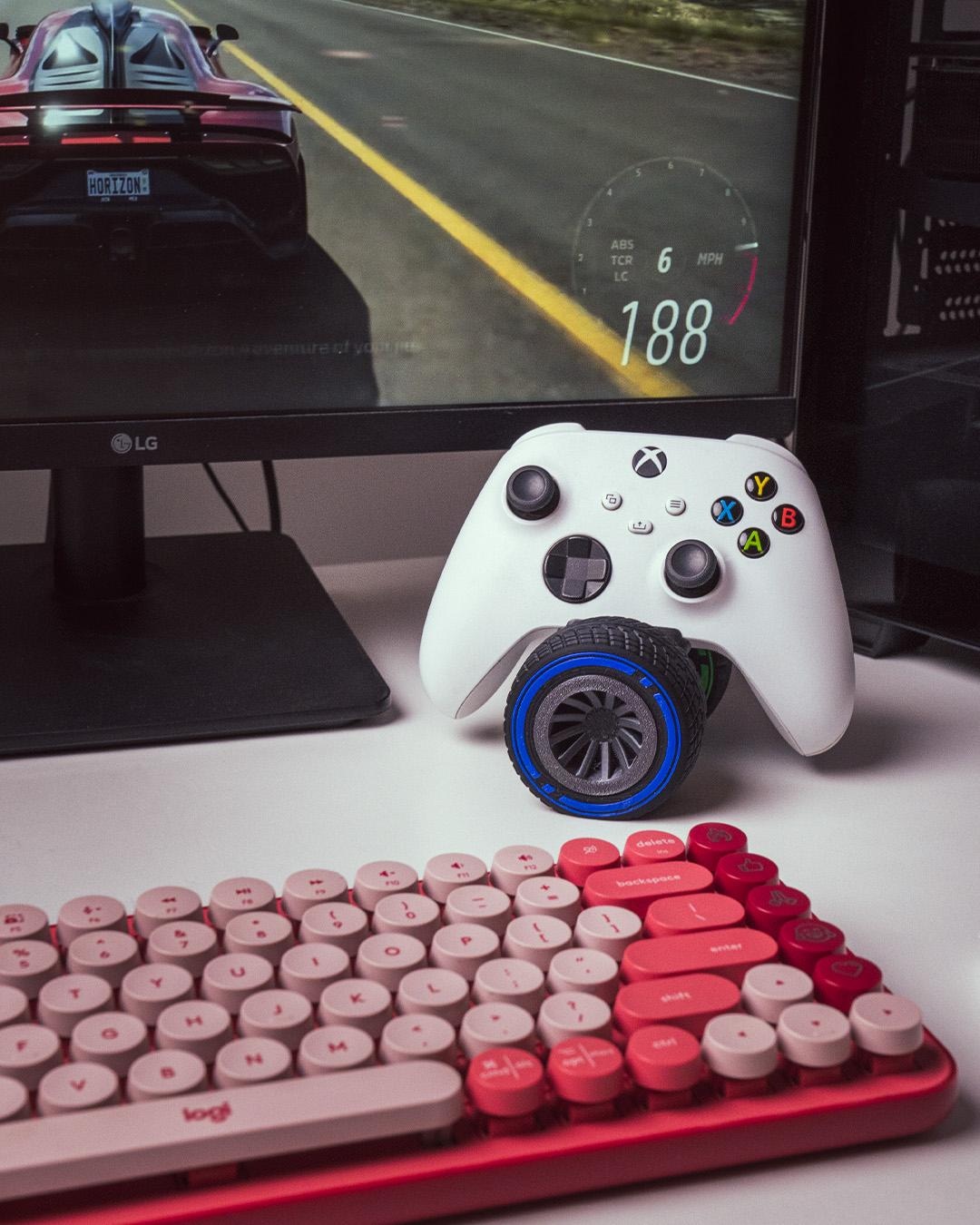 PS5/PS4/XBOX Dual Controller Stand | Pit Stop Design | Phone & Console ...