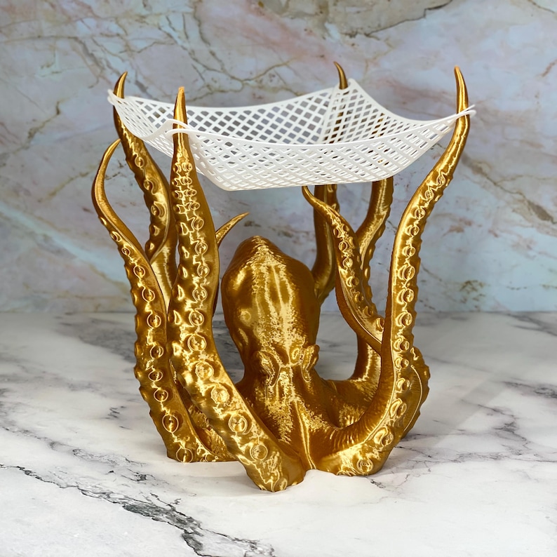 Octopus Tentacle Fruit Basket | Unique Decorative Bowl for Kitchen ...