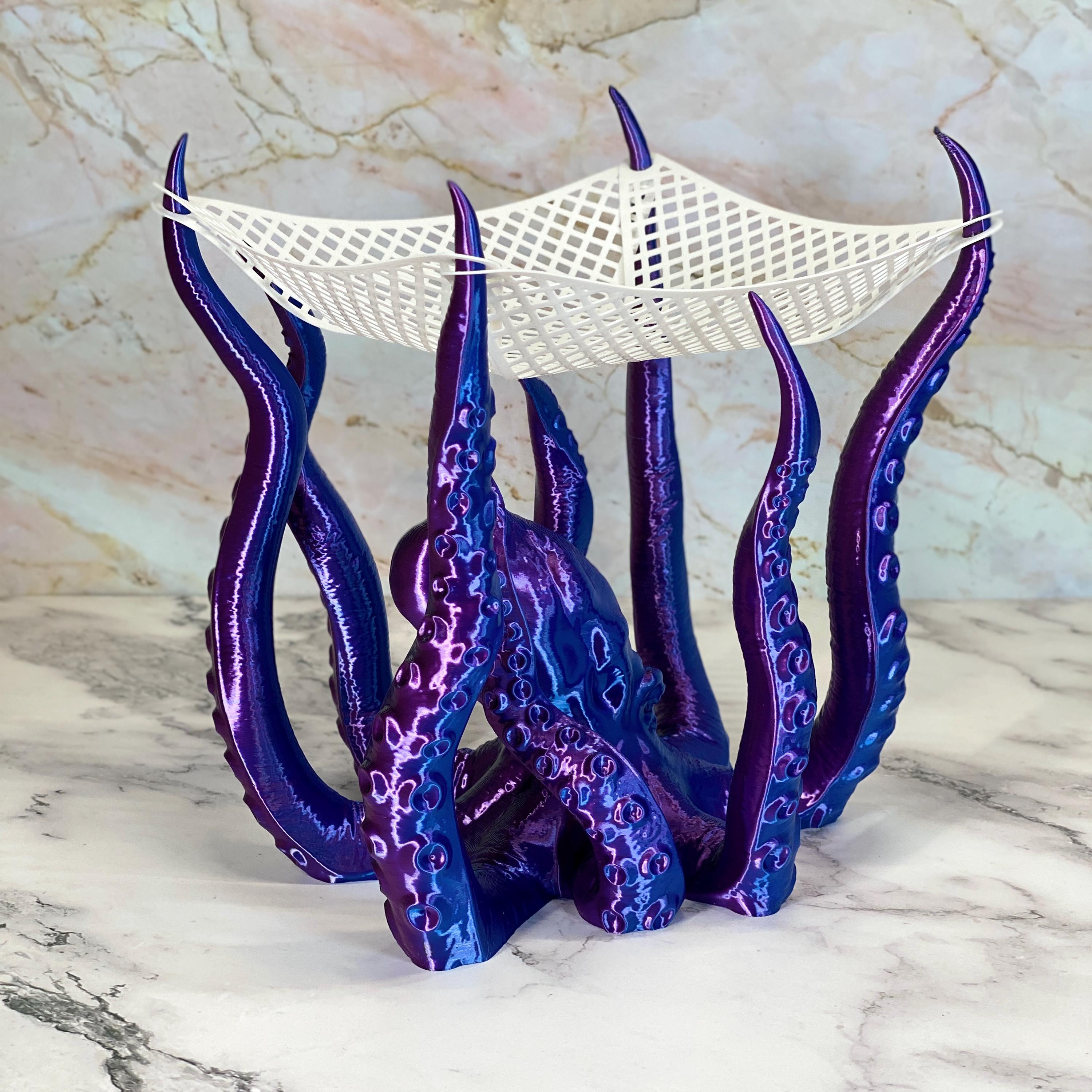 Octopus Tentacle Fruit Basket | Unique Decorative Bowl for Kitchen ...