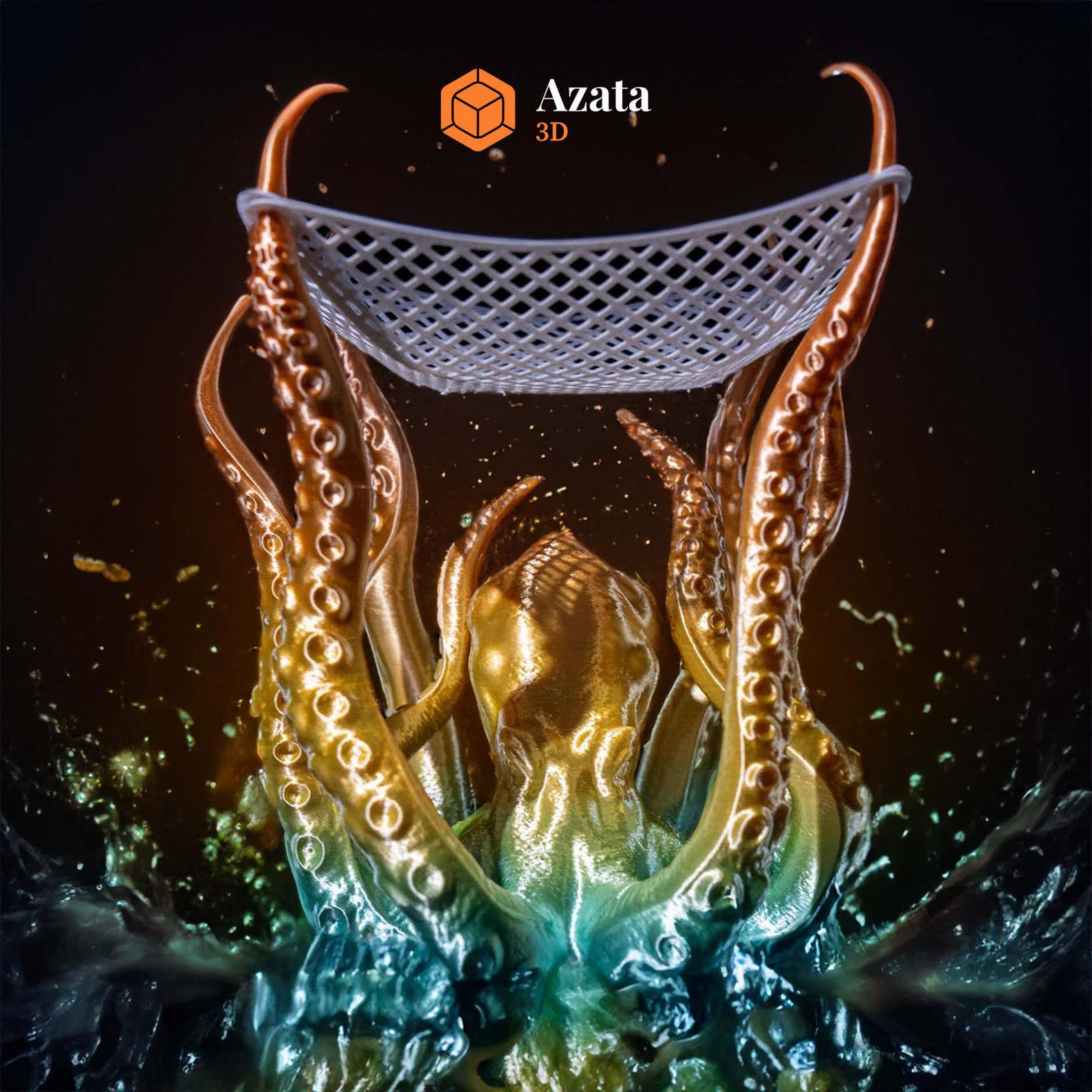 Octopus Tentacle Fruit Basket | Unique Decorative Bowl for Kitchen ...