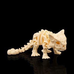 Bundle of 6 Mini Dinosaur Skeleton Figurines – Fossil Toy Set, STEM ...