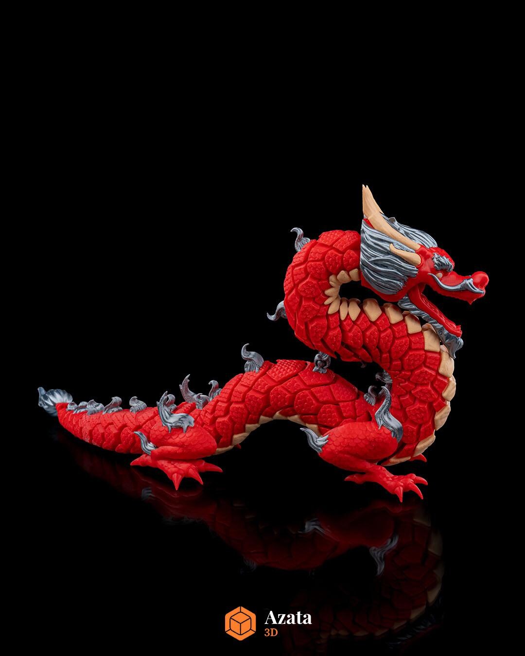Articulated Chinese Dragon | Unique Dragon Toy & Statue | Chinese New ...