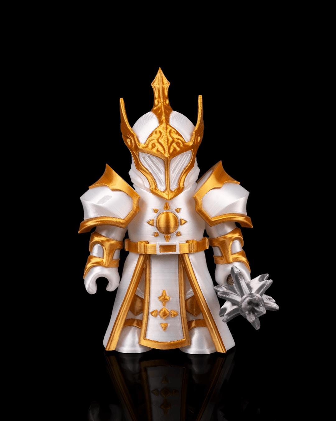 Radiant Crusader Paladin Knight Miniature – Epic Fantasy Warrior Figure ...