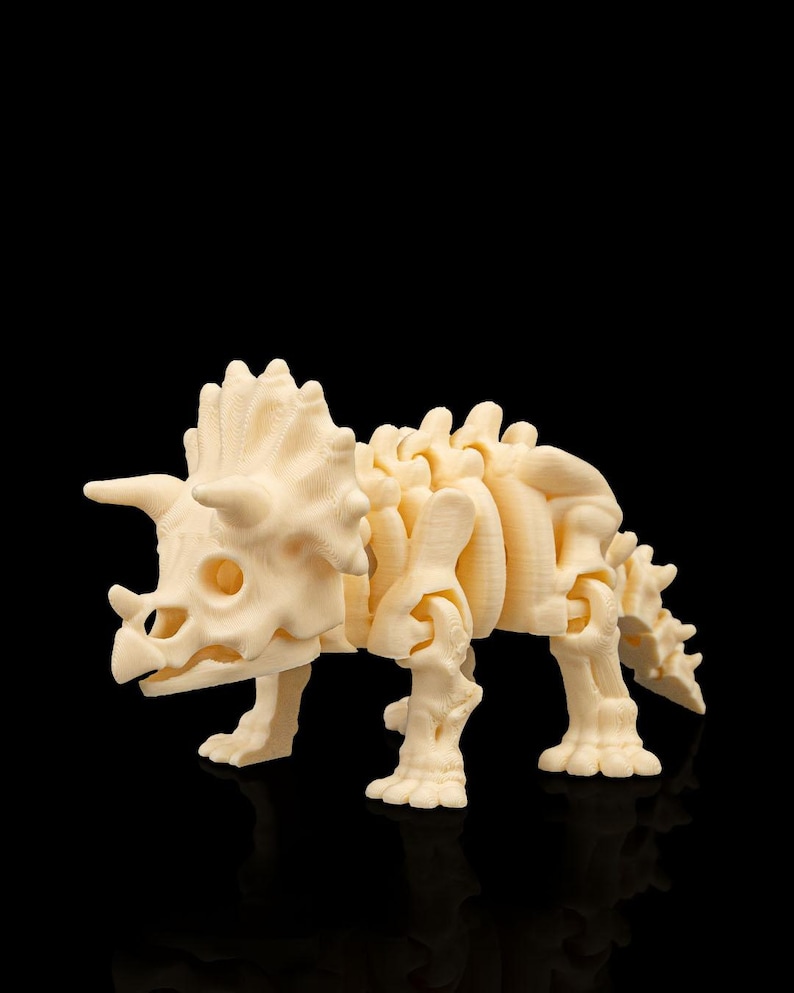 Bundle of 6 Mini Dinosaur Skeleton Figurines – Fossil Toy Set, STEM ...