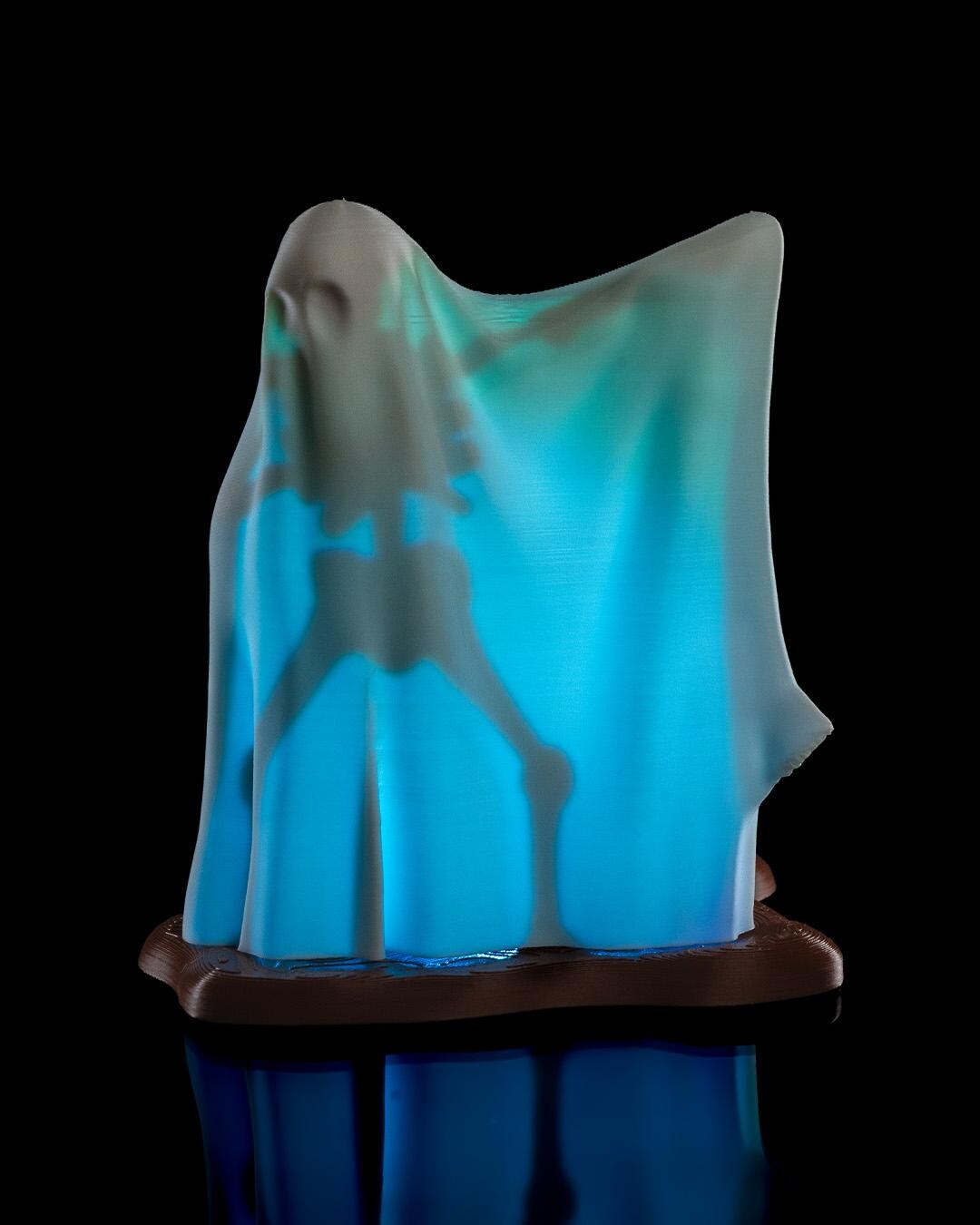 Dabbing Ghost Skeleton Table Lamp Decor | Unique Un-dab Spooky Plug in ...