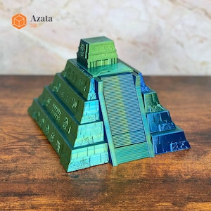 Aztec Pyramid Puzzle Box With Hidden Compartment | Riddle Box Mystery ...