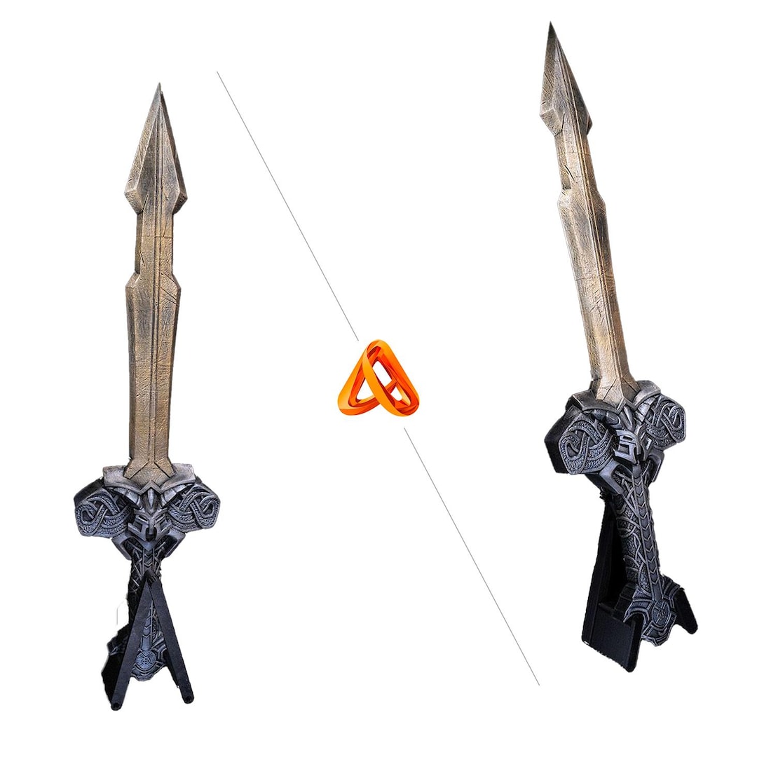 Hofund Sword 3d Printed Cosplay Prop Knight Sword - Etsy