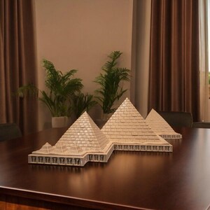 Architecture Great Pyramid of Giza Detailed Replica Set | Unique Home ...
