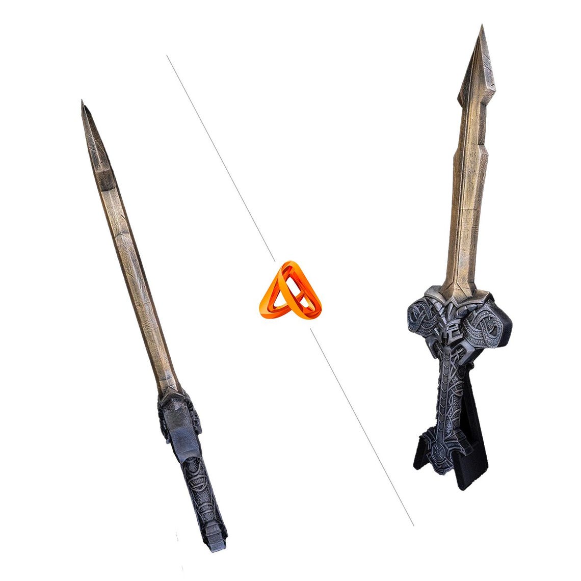 Hofund Sword 3d Printed Cosplay Prop Knight Sword - Etsy