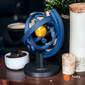 Articulated Solar System Pendulum | Unique Fidget Stress-relief Decor - Etsy