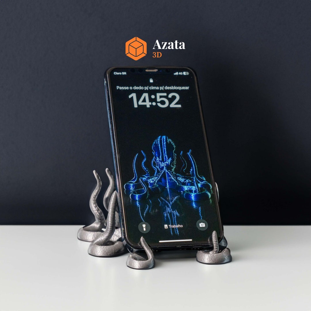 Unique Tech Guru Octopus Phone Stand 3D Print Personalized Sea Animal ...