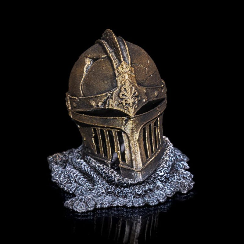 Small Metal Knight Figure - Etsy