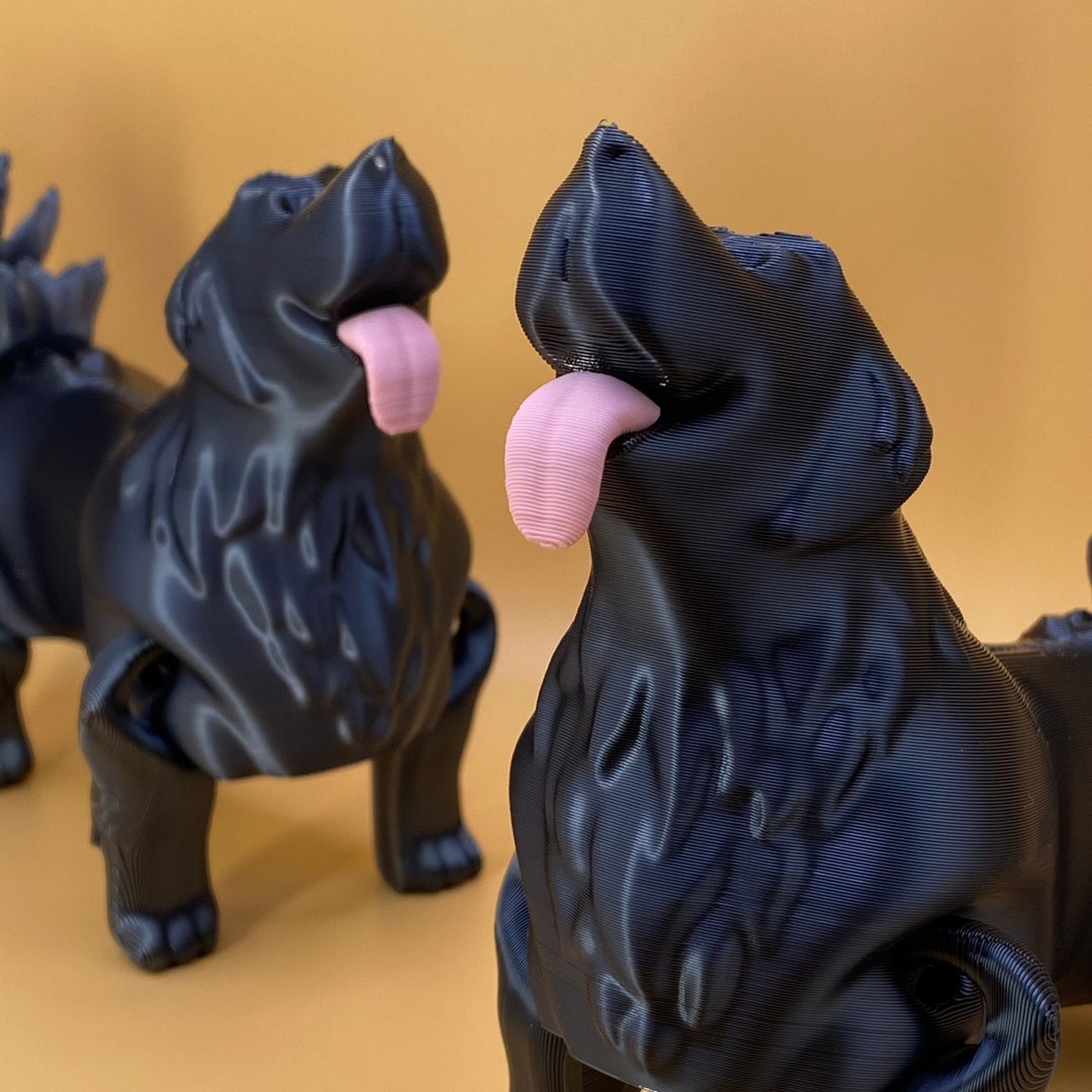 Retriever Dog 3D Printed Articulated Toy for Home Décor & Dog - Etsy