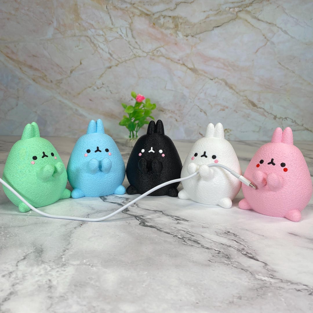 Bunny Cable Holder - Cord Organizer, Cute Bunny Desk Accessory ...