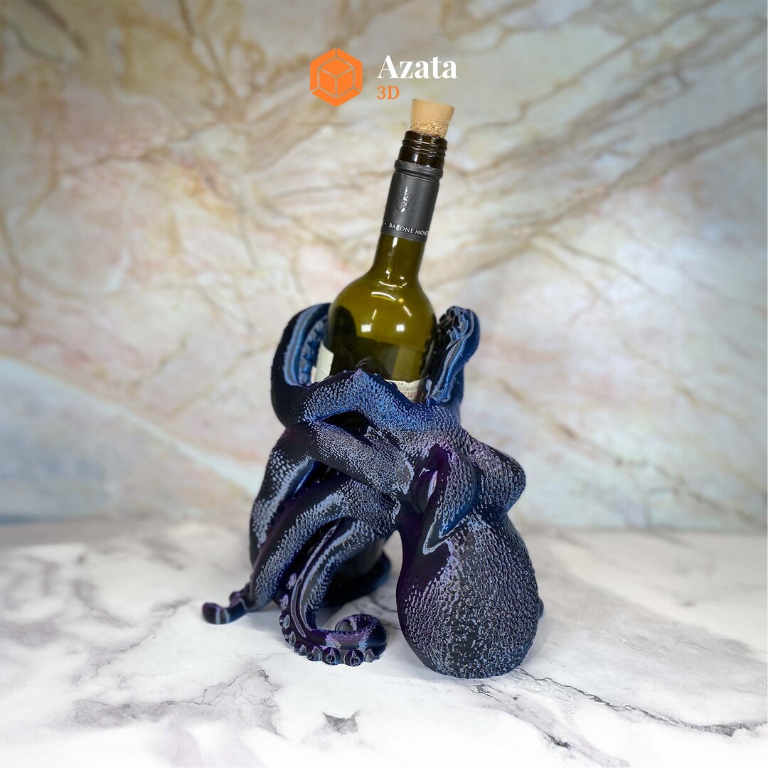 Octopus Wine Holder Bottle Holder Kitchen Countertops Wine Rack Home ...