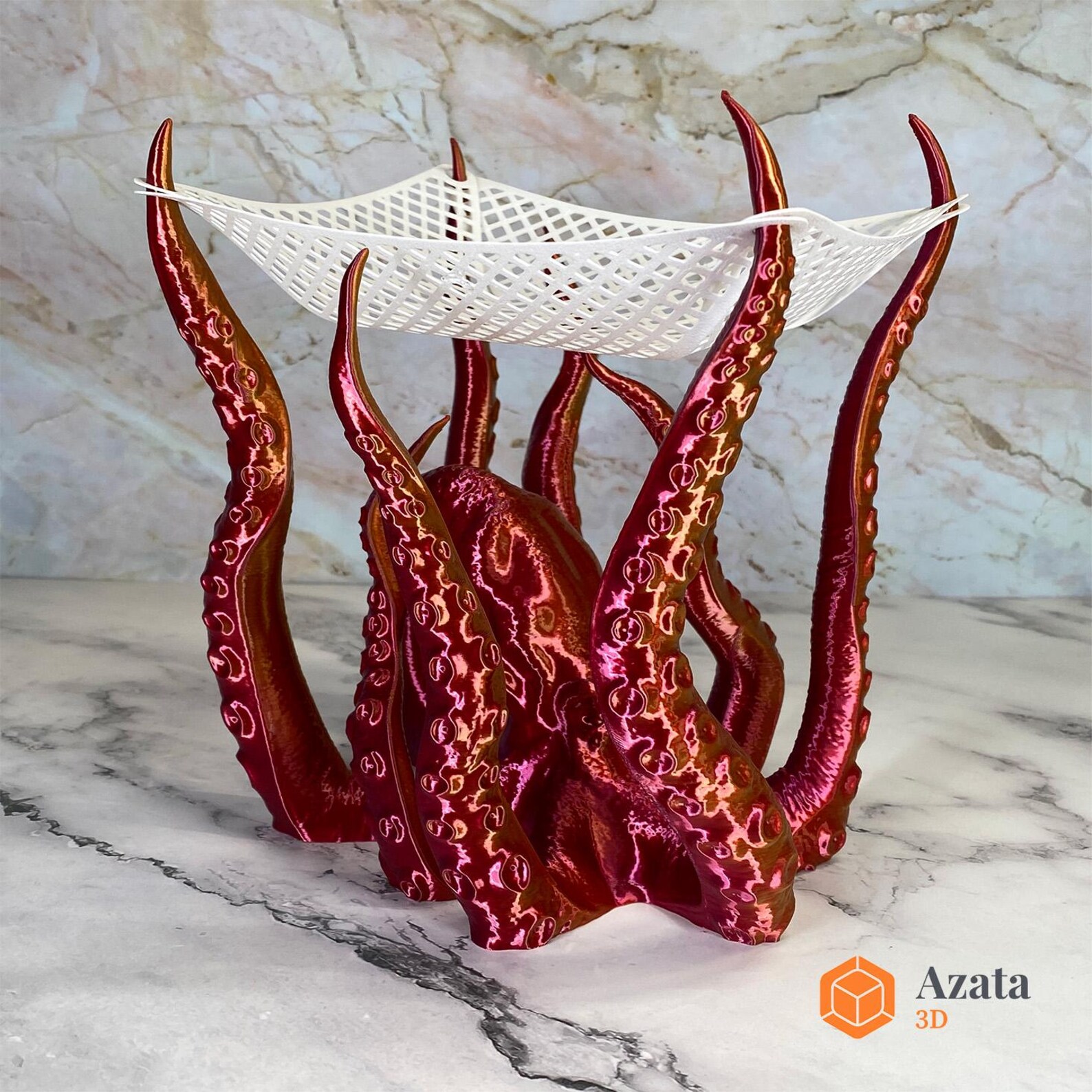 Octopus Tentacle Fruit Basket | Unique Decorative Bowl for Kitchen ...