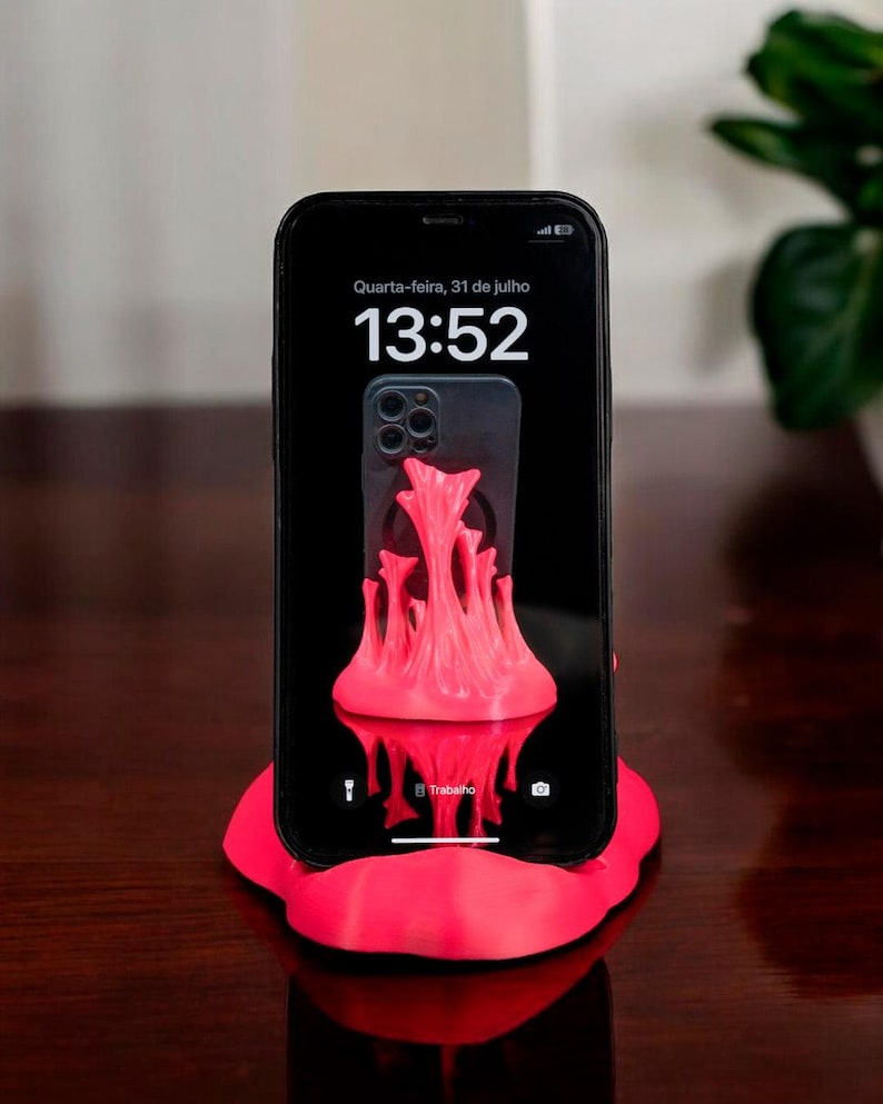 Sticky Situation Cell Phone Stand for Desk | Slime Looking Mobile Phone ...