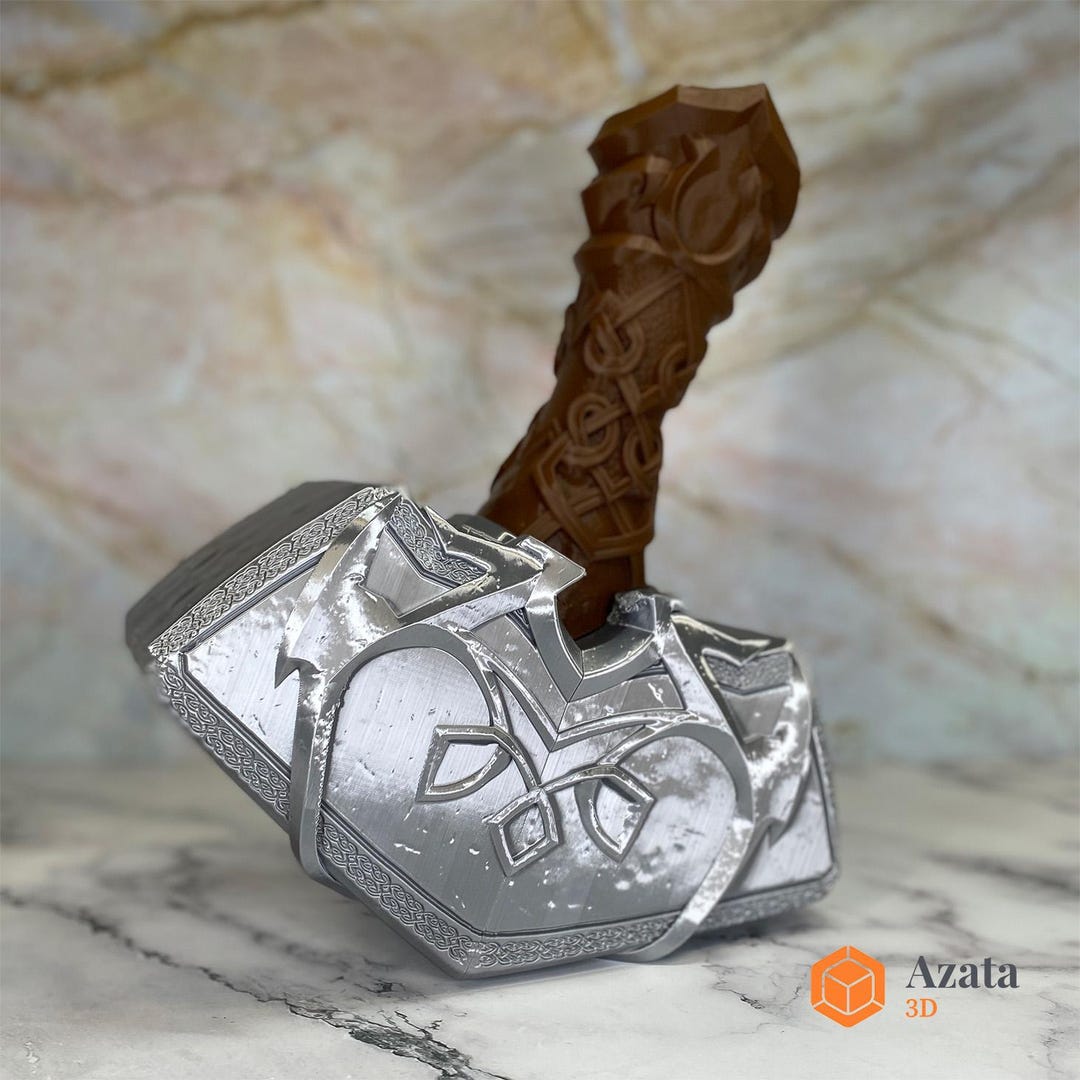 Unique Mjolnir Thor's Hammer Asgard Cosplay Realistic War of Thunder ...