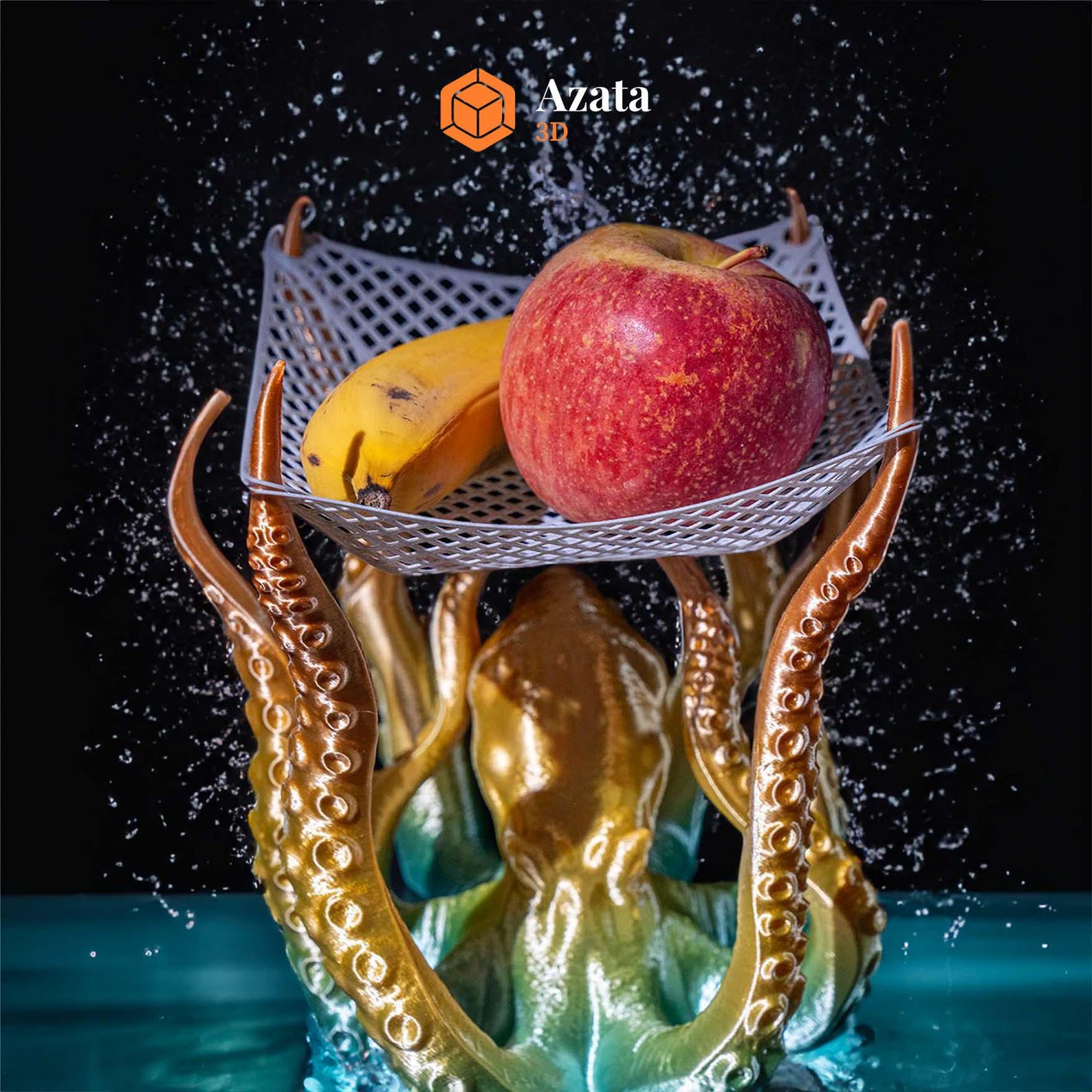 Octopus Tentacle Fruit Basket | Unique Decorative Bowl for Kitchen ...