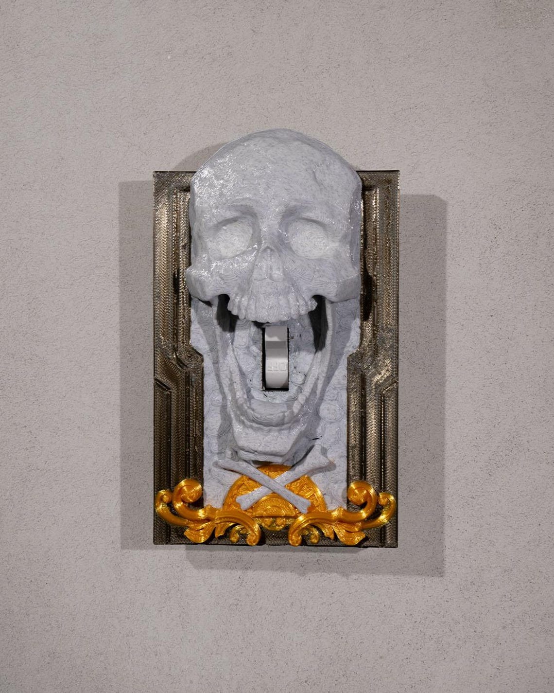 Unique Last Wickie Skull Light Switch Cover | Hidden Skeleton Light ...