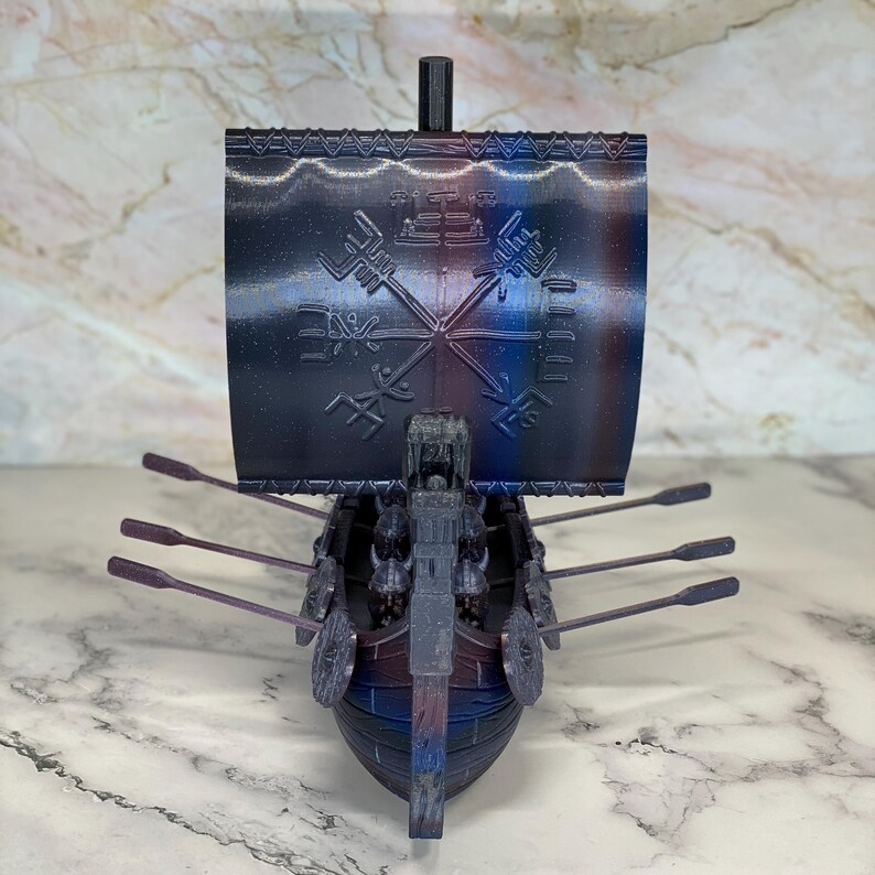 Articulated Drakkar Longship | Unique Viking & Dragon Ship Model ...