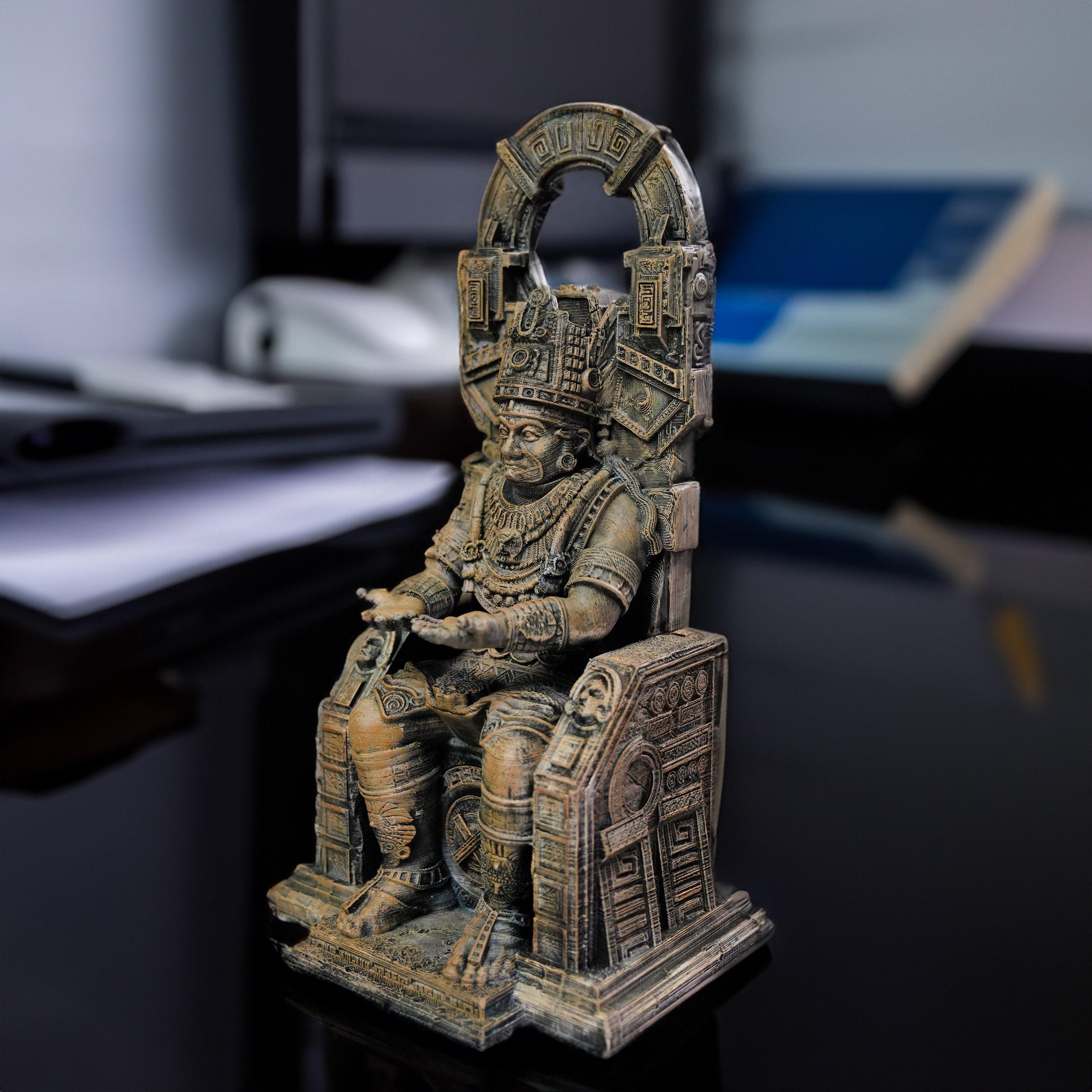 Ancient Aztec Emperor Gaming Stand Tlamatini Controller Holder for PS5 ...