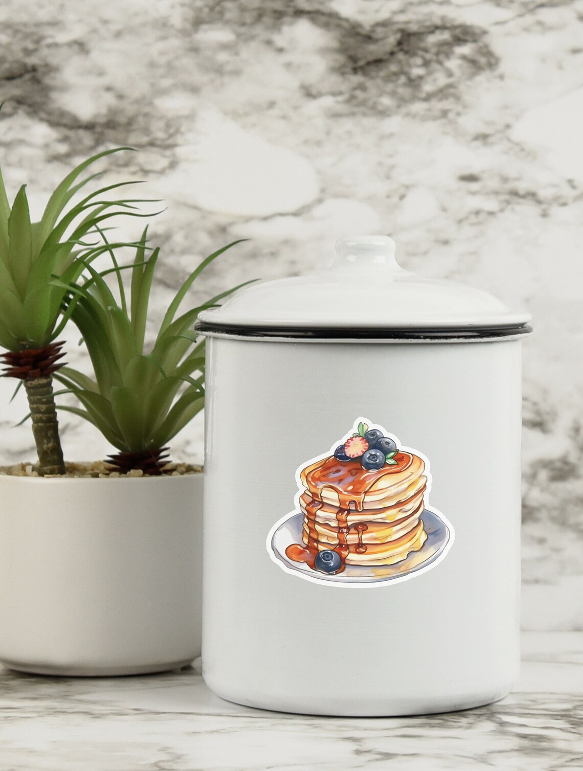 Pancake Sticker, Fruit Pancake Sticker, Food Sticker, Breakfast Sticker ...