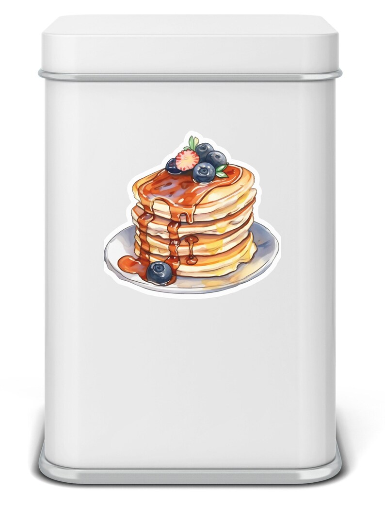 Pancake Sticker, Fruit Pancake Sticker, Food Sticker, Breakfast Sticker ...