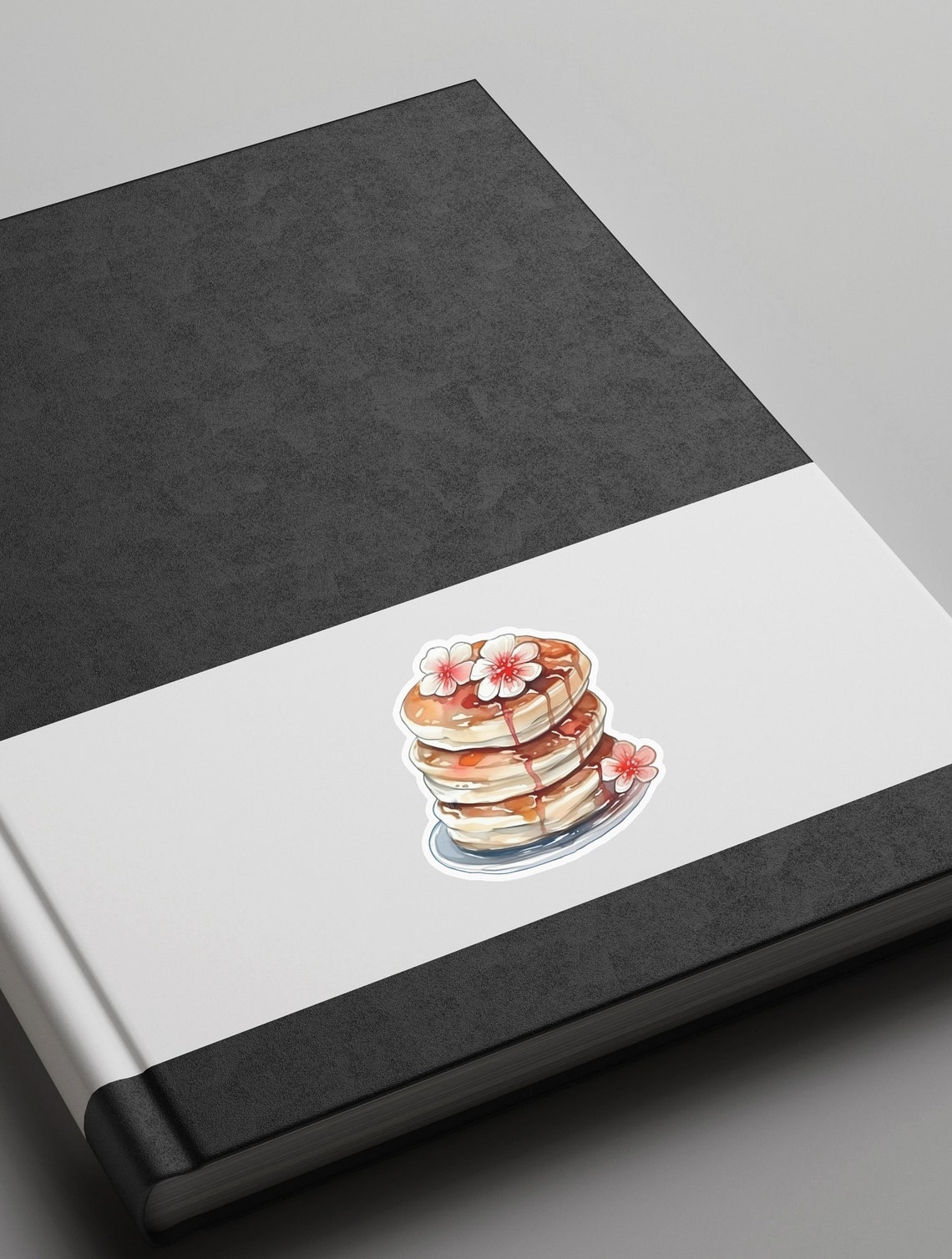 Pancake Sticker Floral Pancake Sticker Food Sticker - Etsy