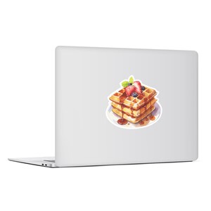 Waffle Sticker, Fruit Waffle Sticker, Food Sticker, Breakfast Sticker ...