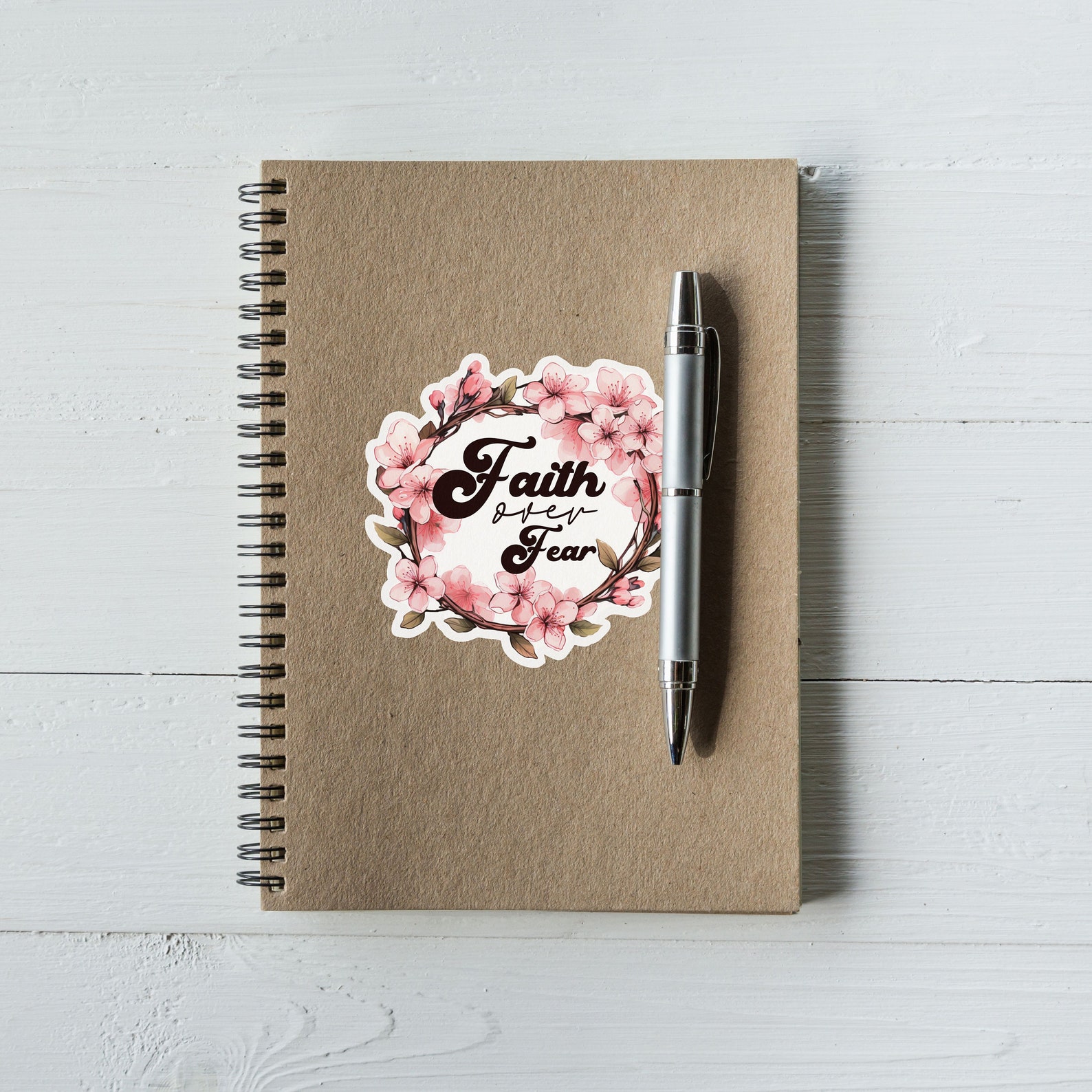 Faith Over Fear, Religious Decal, Christian Sticker, Faith Decal ...