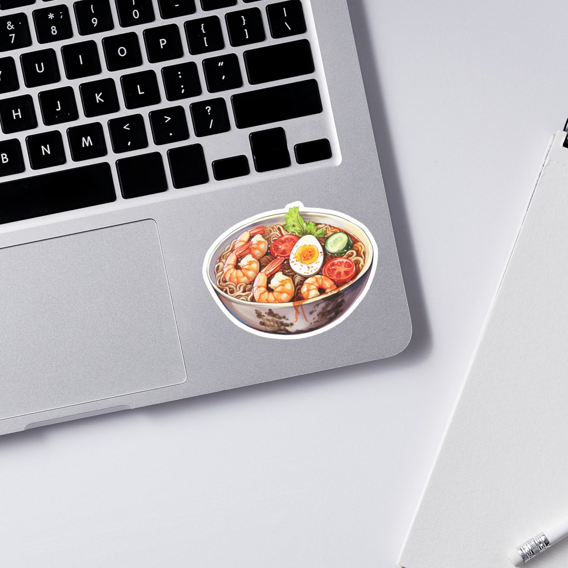 Shrimp Ramen Sticker, Noodle Sticker, Asian Food Sticker, Japanese ...