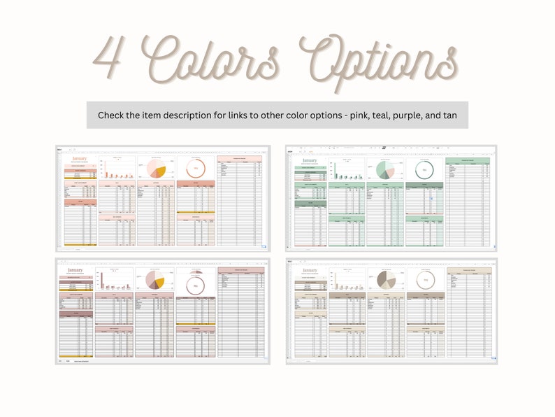 Monthly Budget Planner for Google Sheets Budget Spreadsheet - Etsy