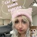 Kitty Cat Hat Pattern - Etsy