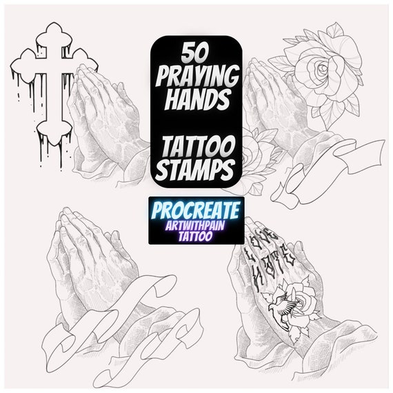 Praying Hands Tattoo Drawings