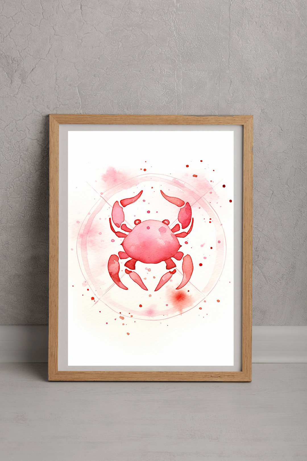 Printable Watercolor Cancer Wall Art Wall Decoration - Etsy