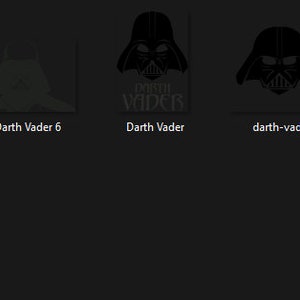 D Vader Heading Svg Bundle, Svg Files for Cricut, Vader Heading SVG ...