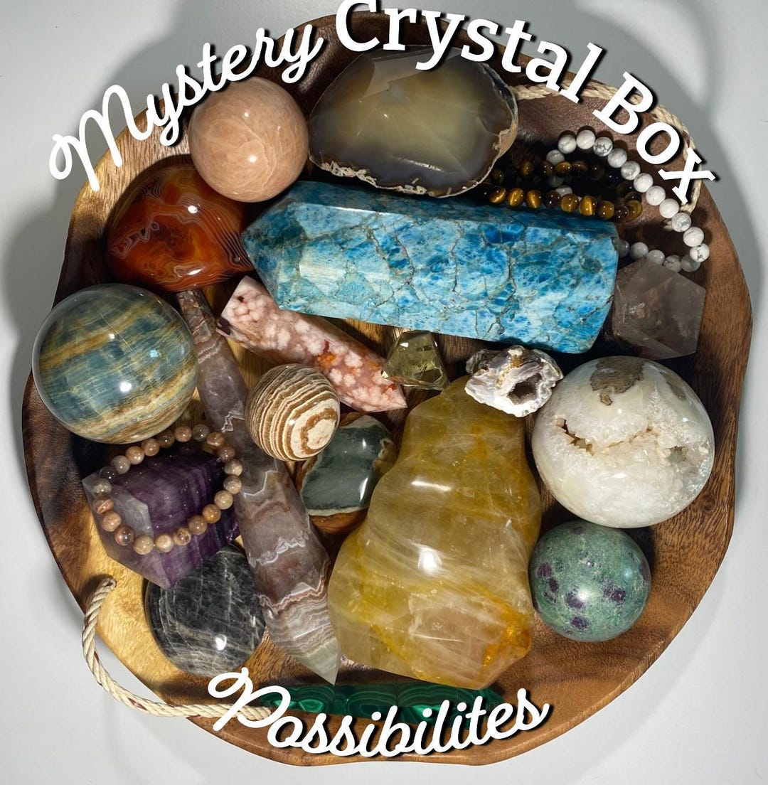 Custom, Personally Curated Mystery Crystal Box! Spheres, Towers ...