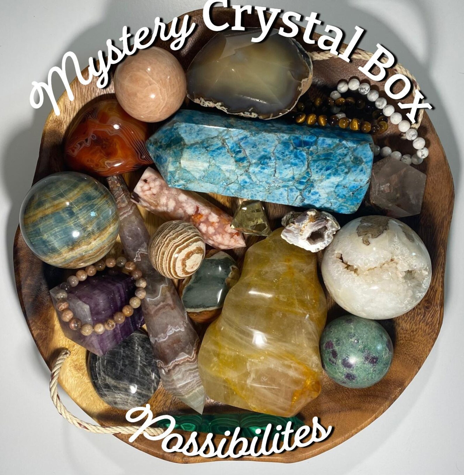 Custom, Personally Curated Mystery Crystal Box! Spheres, Towers ...