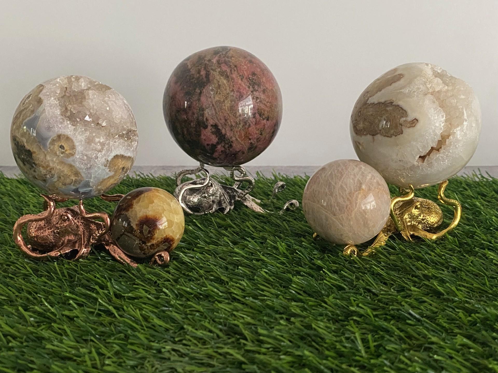 Octopus Sphere Stand - Duo Sphere Holder - Etsy