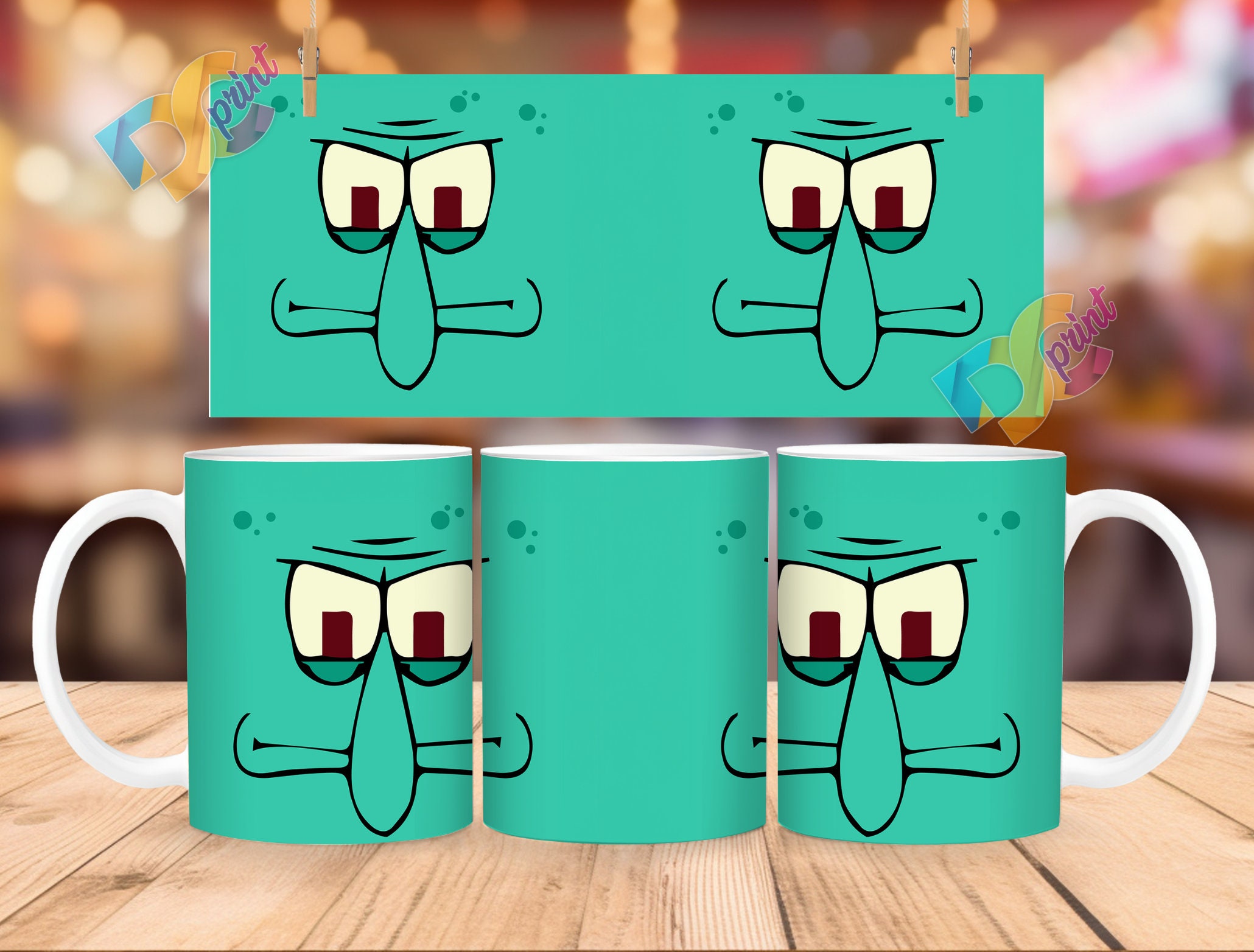 Squidward Tentacles, Spongebob, Designs, Mug PNG, Mug Wrap Download ...